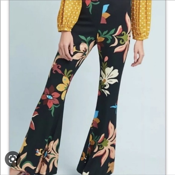 FARM Rio | Pants & Jumpsuits | Farm Rio X Anthropologie Evil Eye Floral ...